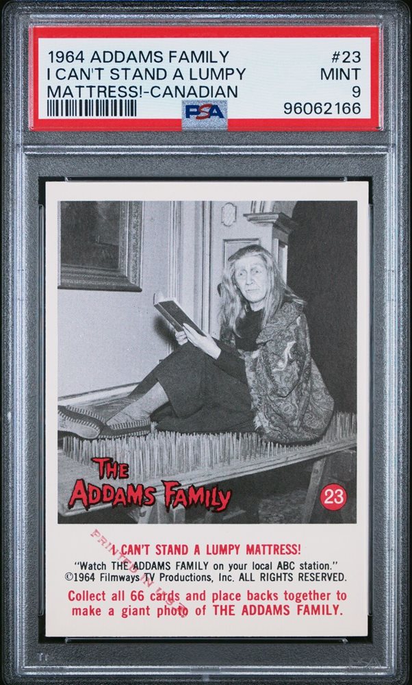 Auction Prices Realized Non-Sport Cards 1964 ADDAMS FAMILY I Can't ...