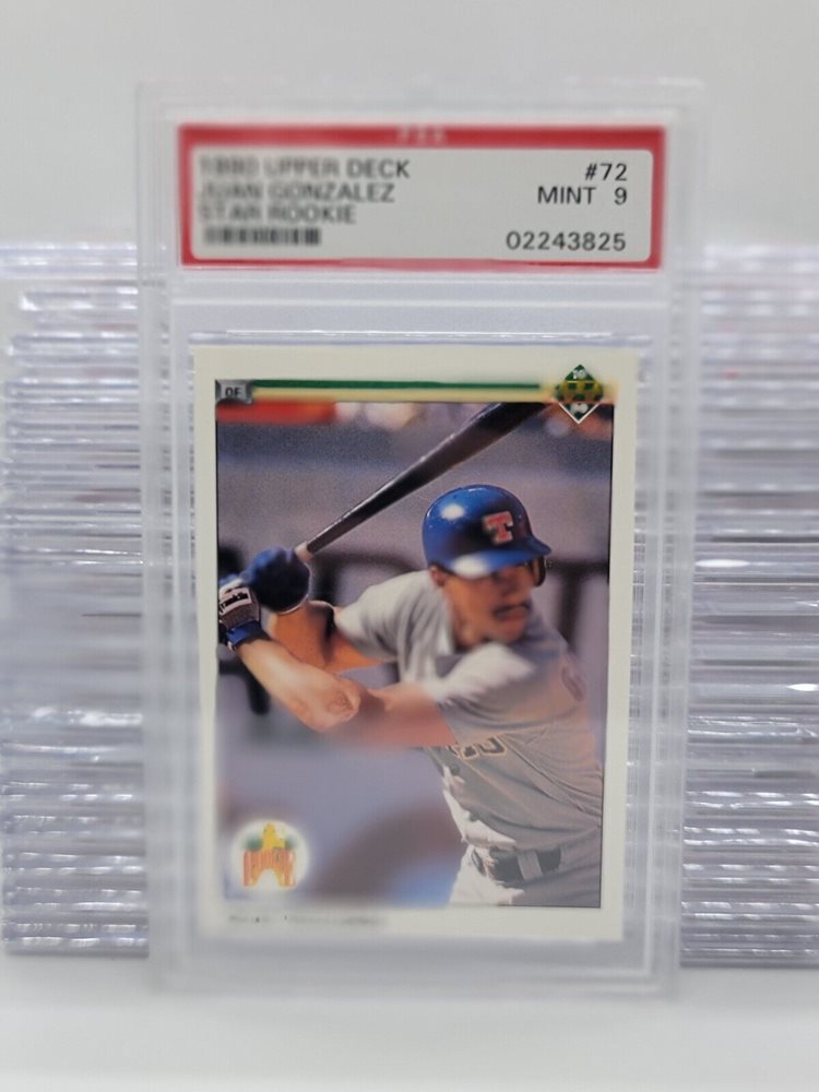 Auction Prices Realized Baseball Cards 1990 Upper Deck Juan Gonzalez