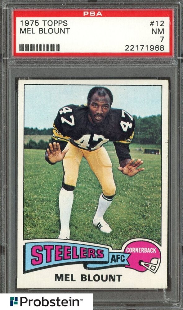 Auction Prices Realized Football Cards 1975 TOPPS Mel Blount