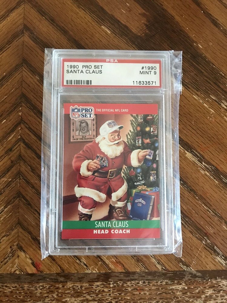 Auction Prices Realized Football Cards 1990 Pro Set Santa Claus Head Coach