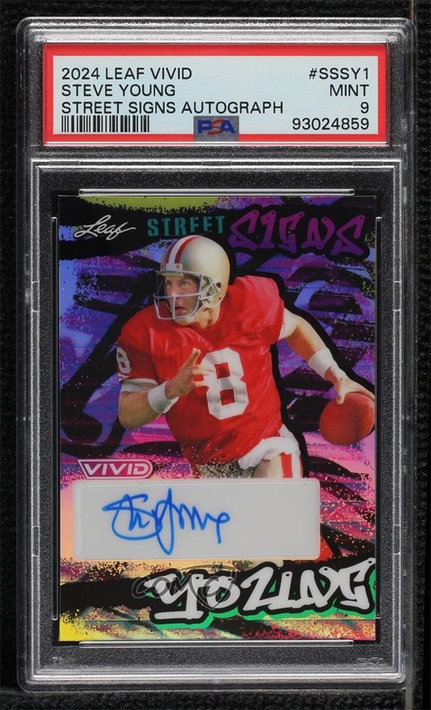 Auction Prices Realized Football Cards 2024 LEAF VIVID STREET SIGNS ...