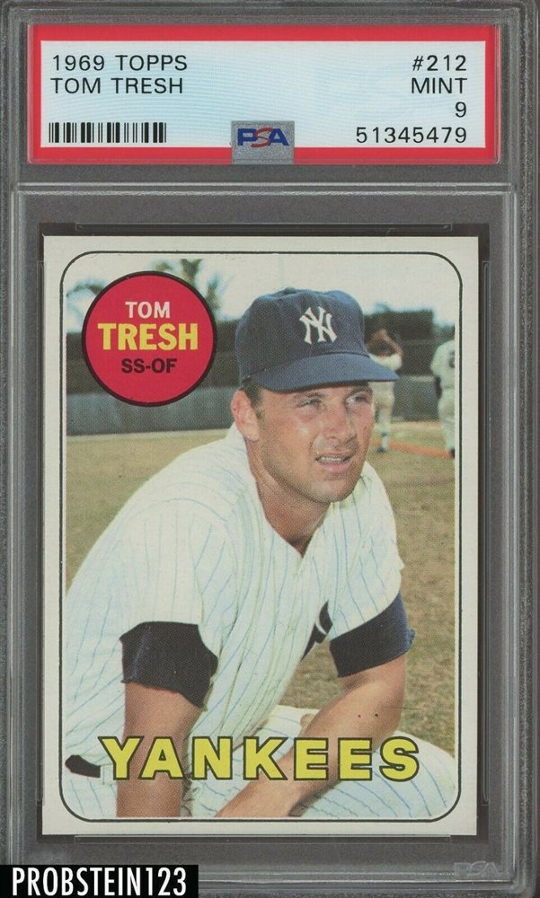 Auction Prices Realized Baseball Cards 1969 TOPPS Tom Tresh