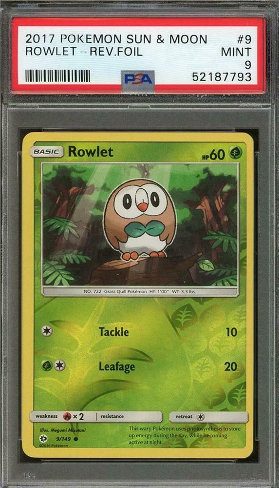Auction Prices Realized Tcg Cards 2017 POKEMON SUN & MOON Rowlet ...