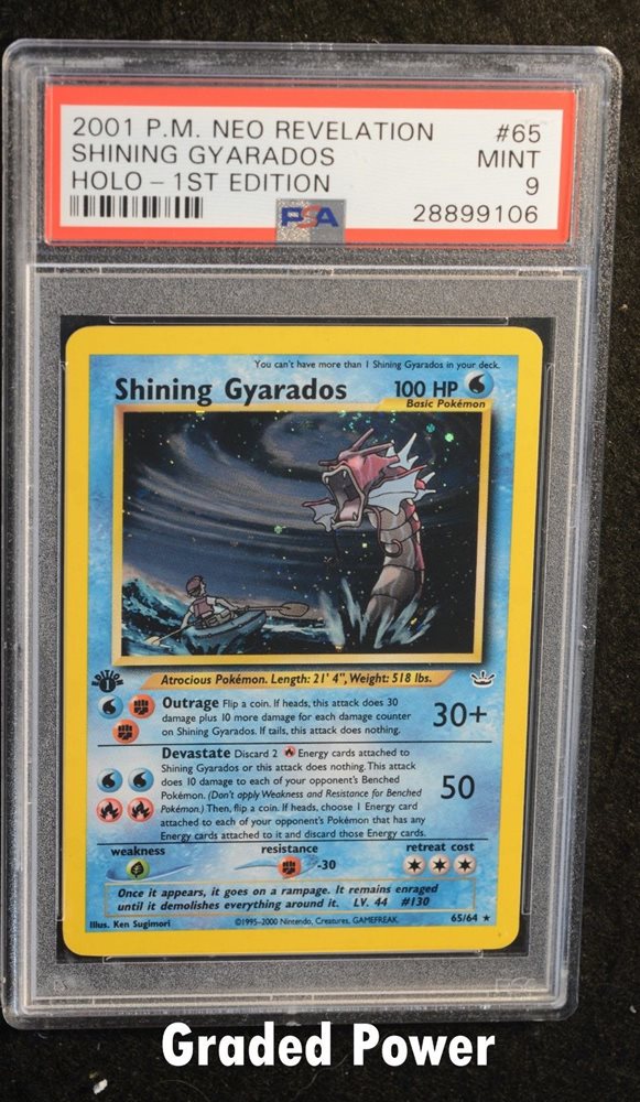 Auction Prices Realized Tcg Cards 2001 Pokemon Neo Revelation 1st Edition Shining Gyarados-Holo