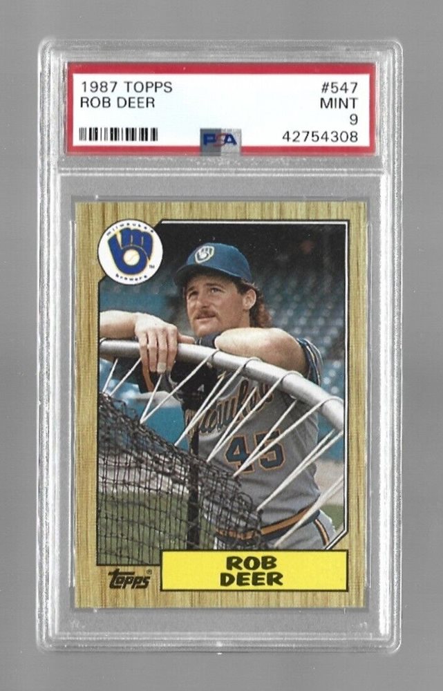 Auction Prices Realized Baseball Cards 1987 TOPPS Rob Deer