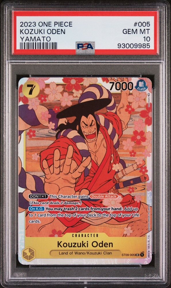 Auction Prices Realized Tcg Cards 2023 ONE PIECE STARTER DECK ST09-YAMATO Kozuki Oden