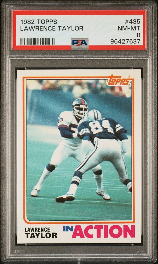 Auction Prices Realized Football Cards 1982 Topps Lawrence Taylor