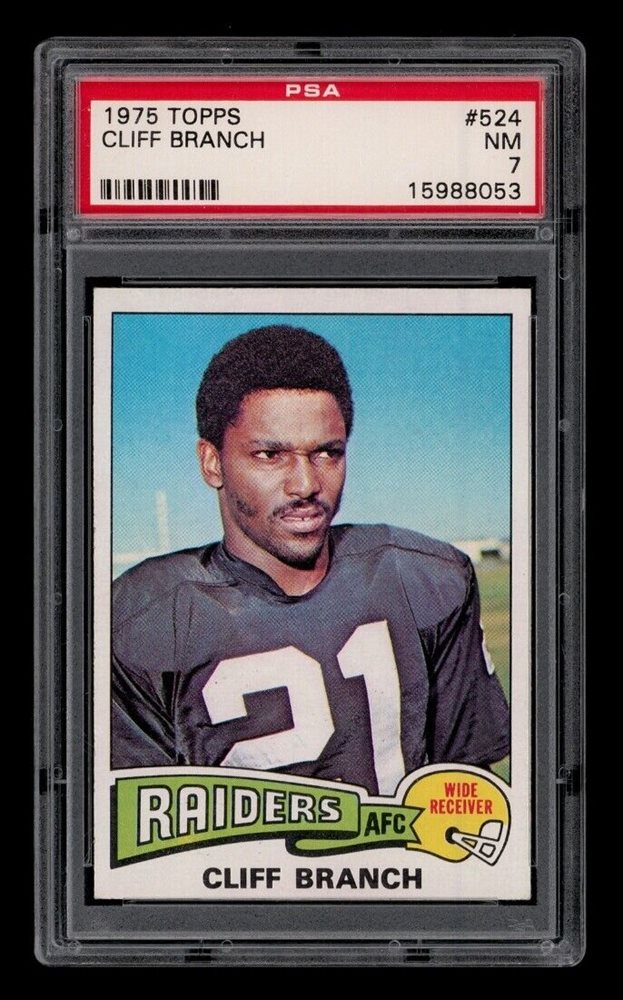 Auction Prices Realized Football Cards 1975 Topps Cliff Branch