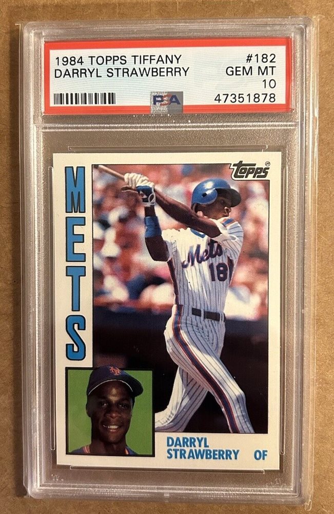 Auction Prices Realized Baseball Cards 1984 Topps Tiffany Darryl Strawberry