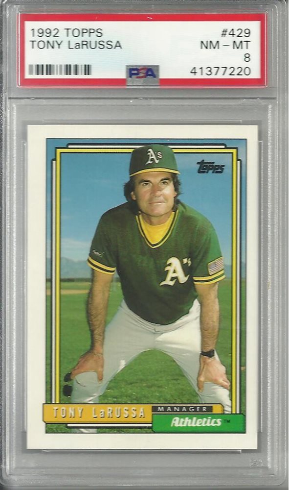 Auction Prices Realized Baseball Cards 1992 Topps Tony LaRussa