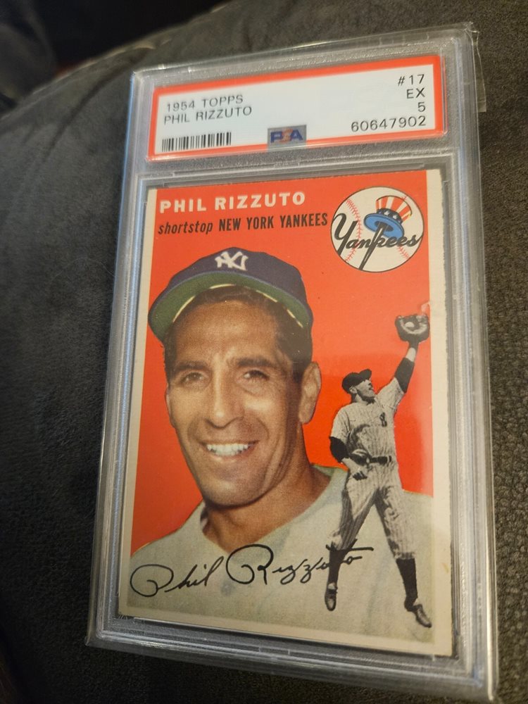 Auction Prices Realized Baseball Cards 1954 TOPPS Phil Rizzuto