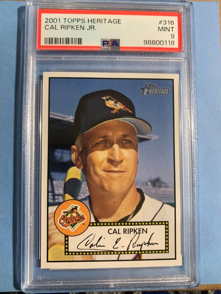 eBay Auction Item 375779029569 Baseball Cards 2001 Topps Heritage