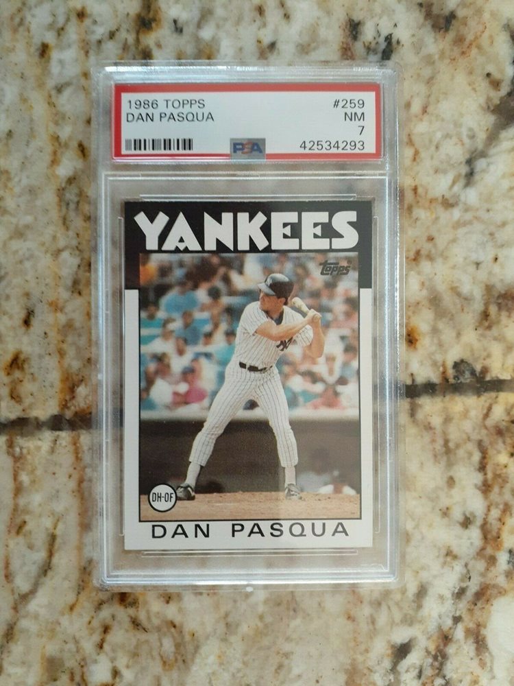 Auction Prices Realized Baseball Cards 1986 TOPPS Dan Pasqua