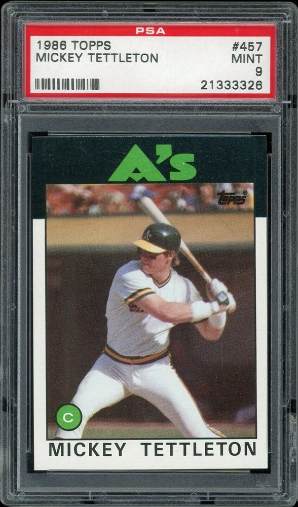 Auction Prices Realized Baseball Cards 1986 TOPPS Mickey Tettleton