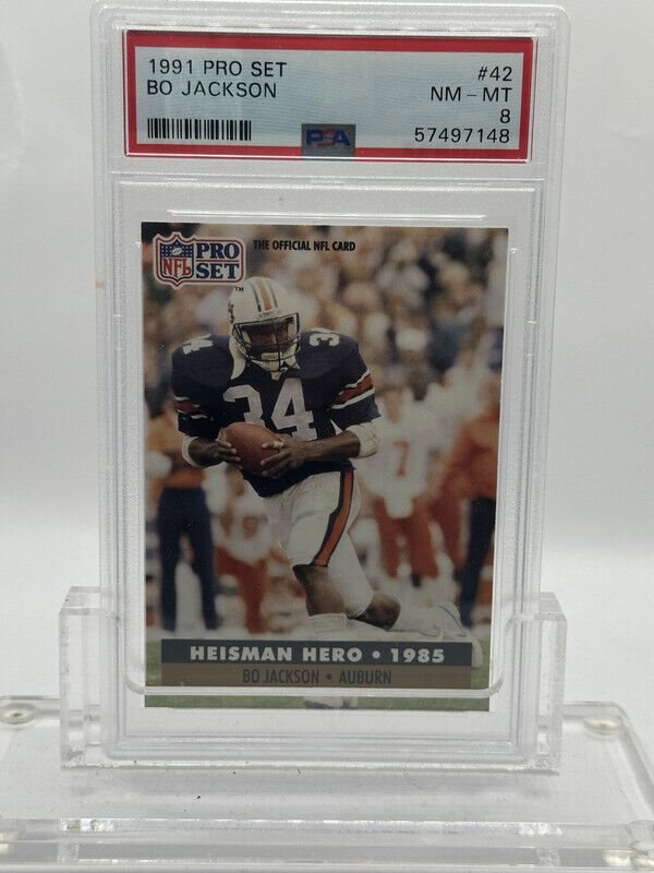 Auction Prices Realized Football Cards 1991 PRO SET Bo Jackson