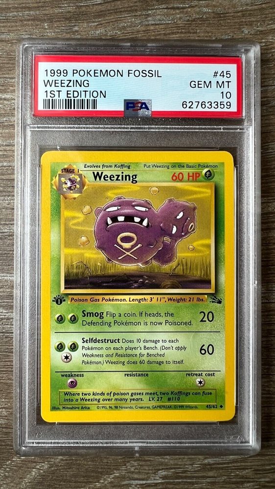 Weezing Pokemon Card