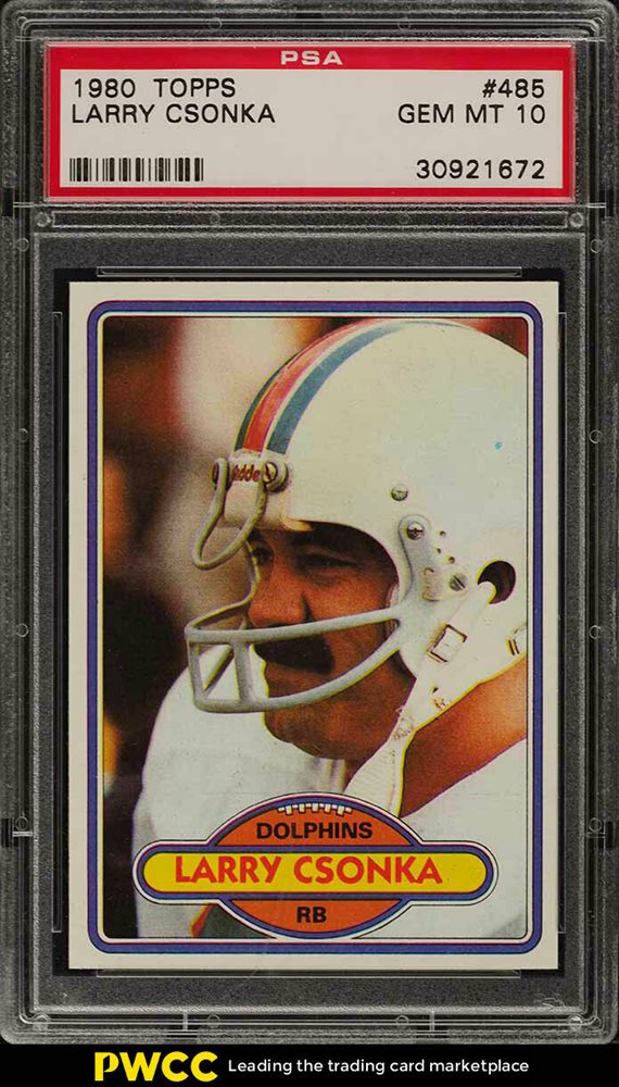 Auction Prices Realized Football Cards 1980 TOPPS Larry Csonka