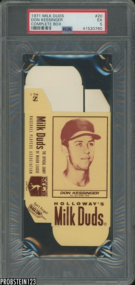 eBay Auction Item 373556349283 Baseball Cards 1971 Milk Duds Complete Box