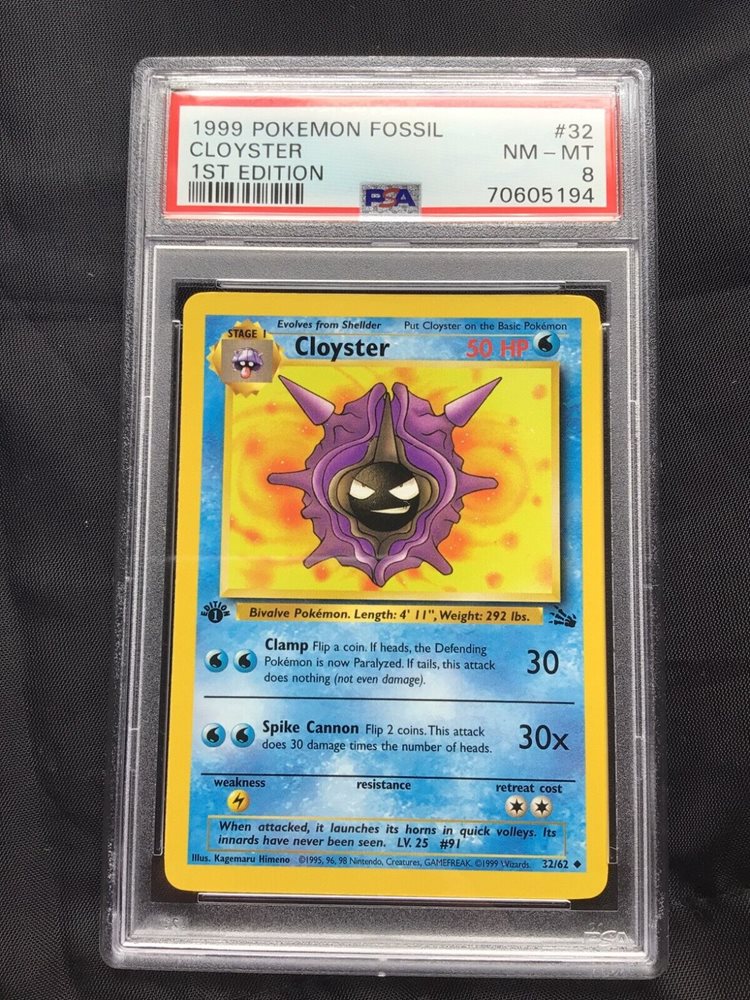 Cloyster Pokemon Card
