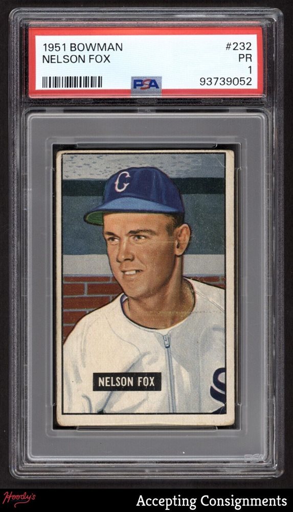 Auction Prices Realized Baseball Cards 1951 BOWMAN Nelson Fox