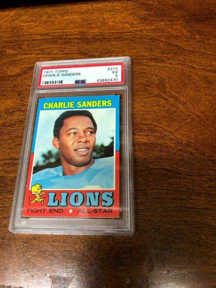 Auction Prices Realized Football Cards 1971 Topps Charlie Sanders