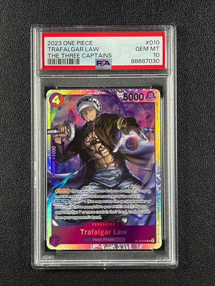 Auction Prices Realized Tcg Cards 2023 ONE PIECE ULTRA DECK ST10-THE THREE CAPTAINS Trafalgar Law