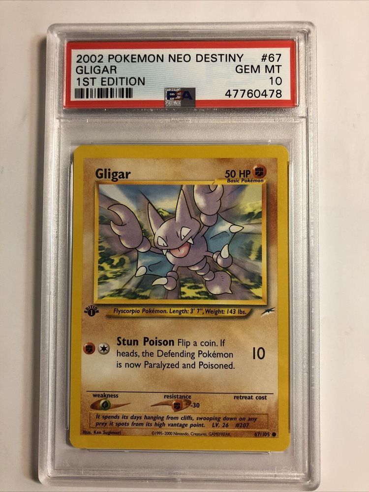 Pokemon Gligar Card