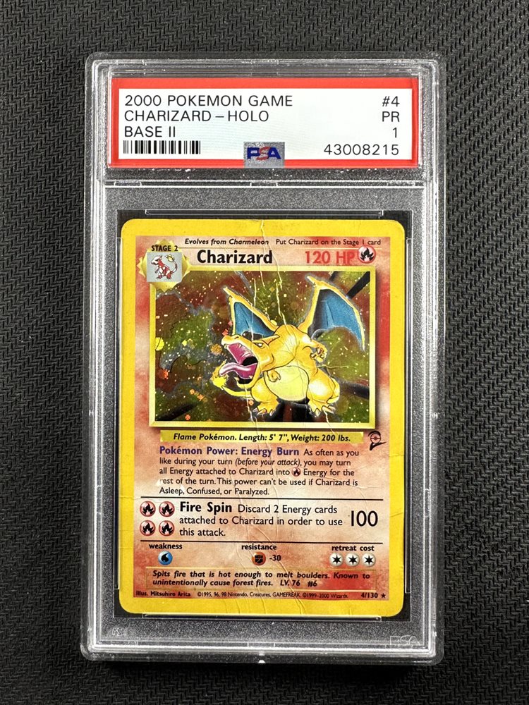 Auction Prices Realized Tcg Cards 2000 Pokemon Game Base Ii Charizard-Holo
