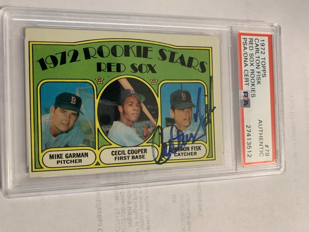 Auction Prices Realized Baseball Cards 1972 TOPPS Red Sox Rookies