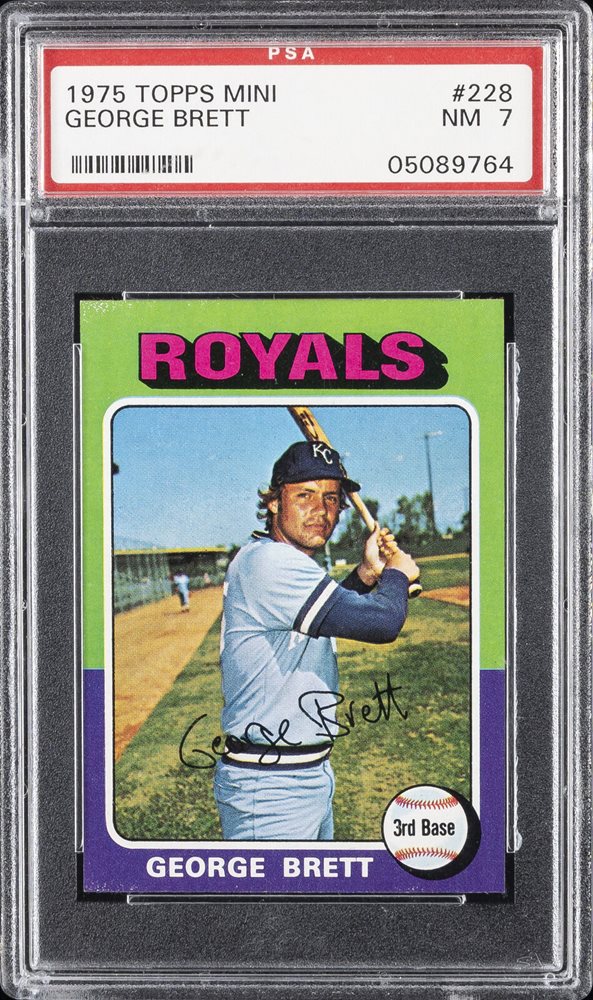 Auction Prices Realized Baseball Cards 1975 Topps Mini George Brett