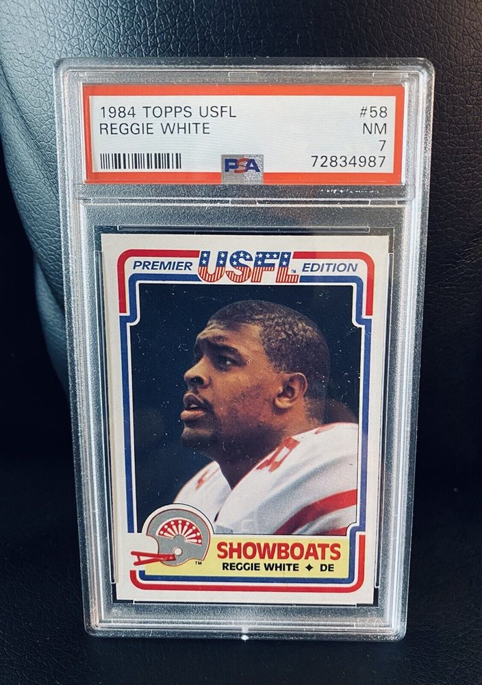 Auction Prices Realized Football Cards 1984 Topps Usfl Reggie White