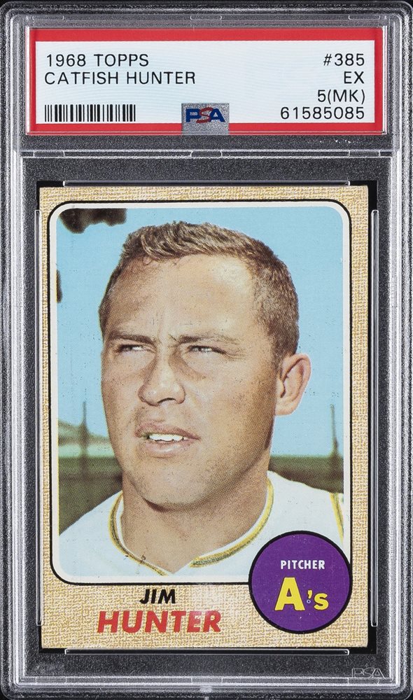 Auction Prices Realized Baseball Cards 1968 TOPPS Catfish Hunter