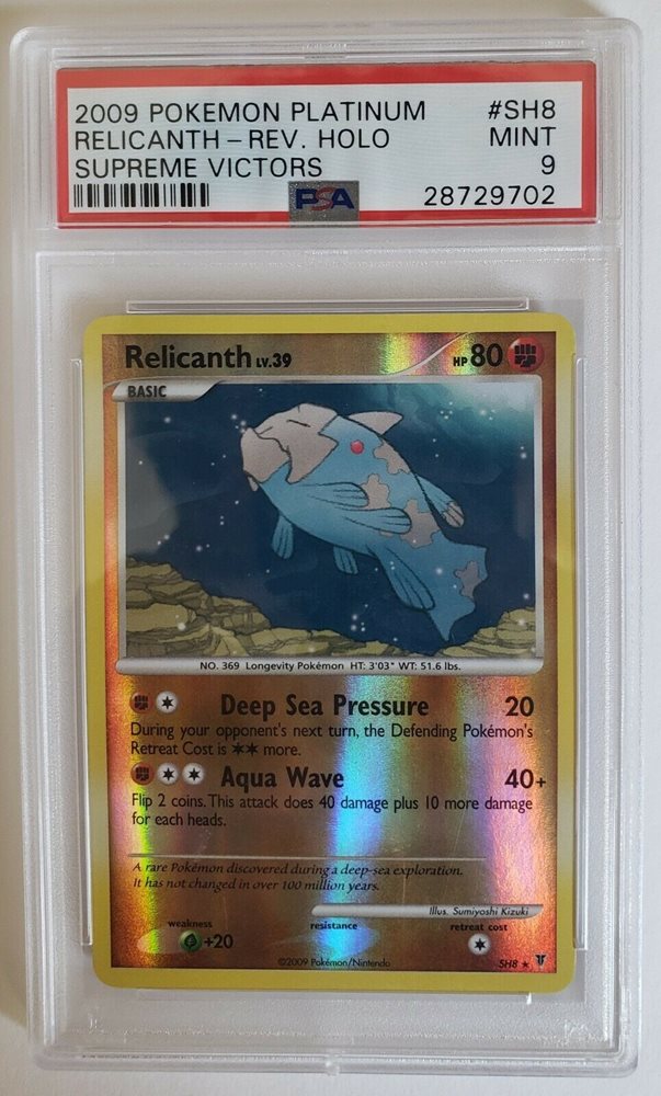 Shiny Relicanth Card