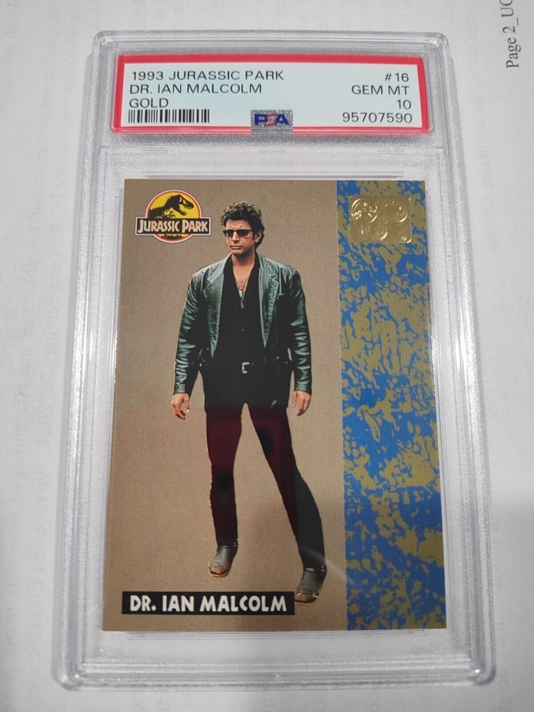 Auction Prices Realized Non-Sport Cards 1993 JURASSIC PARK Dr. Ian Malcolm
