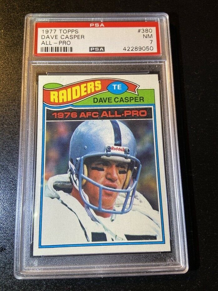 Auction Prices Realized Football Cards 1977 Topps Dave Casper All-Pro