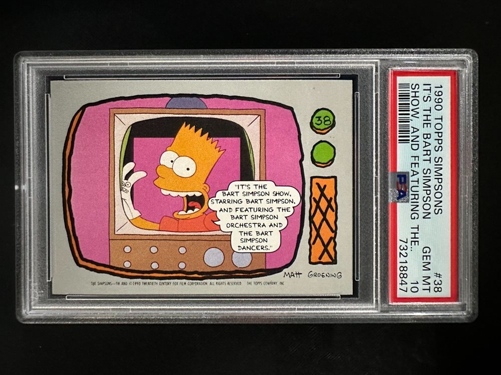 Auction Prices Realized Non-Sport Cards 1990 TOPPS SIMPSONS It's The ...