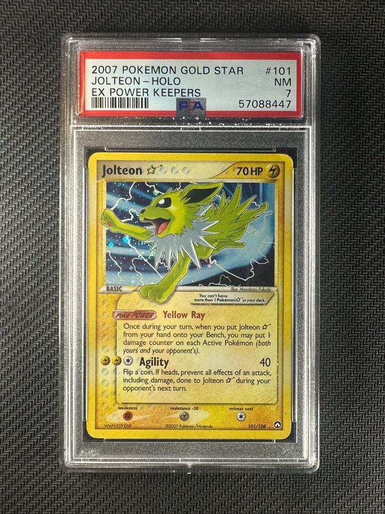 Auction Prices Realized Tcg Cards 2007 POKEMON EX POWER KEEPERS Jolteon-Holo