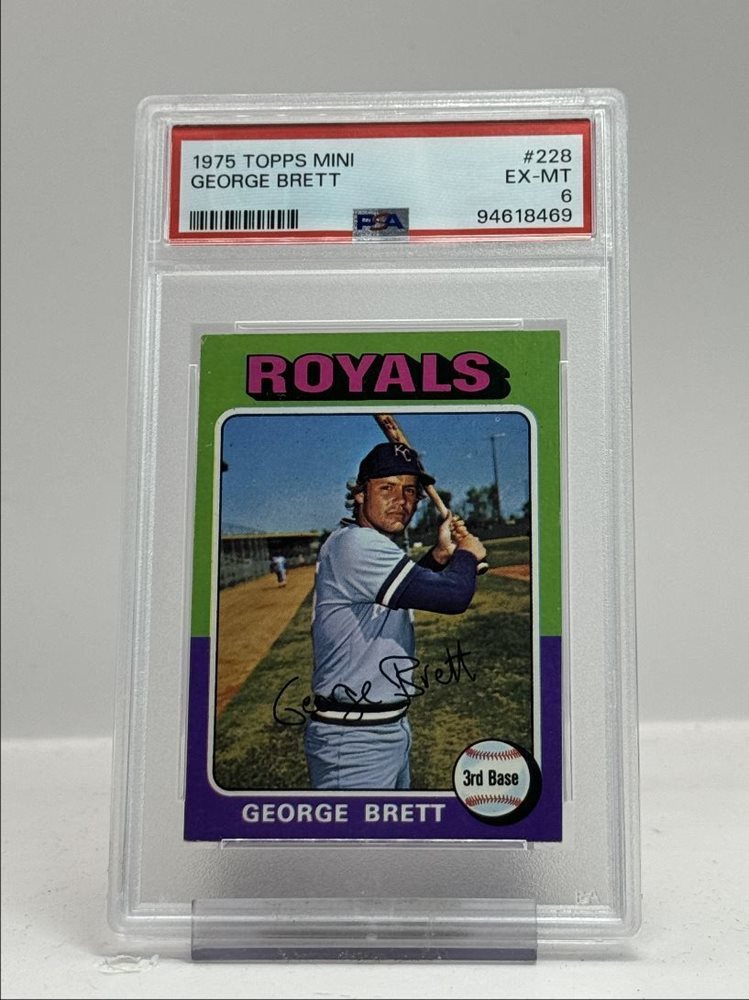 Auction Prices Realized Baseball Cards 1975 Topps Mini George Brett