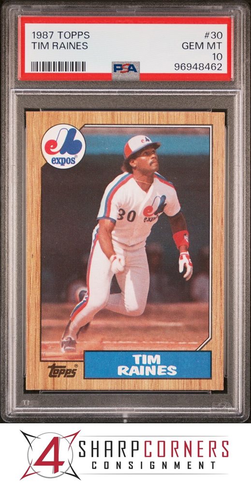Auction Prices Realized Baseball Cards 1987 TOPPS Tim Raines