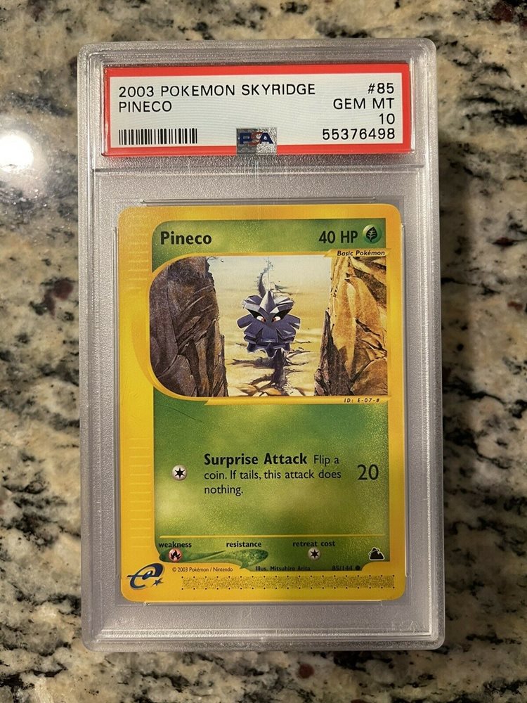 Pokemon Pineco Card