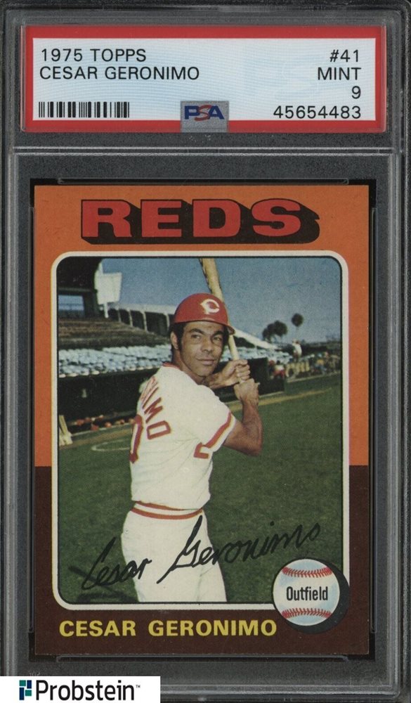 Auction Prices Realized Baseball Cards 1975 Topps Cesar Geronimo