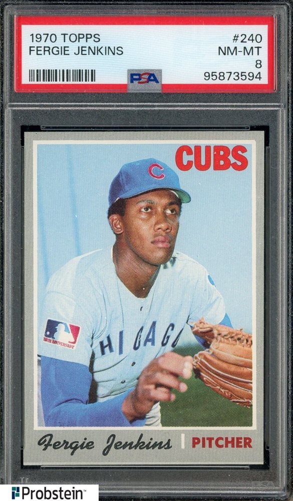 Auction Prices Realized Baseball Cards 1970 TOPPS Fergie Jenkins