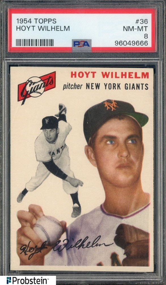 Auction Prices Realized Baseball Cards 1954 TOPPS Hoyt Wilhelm