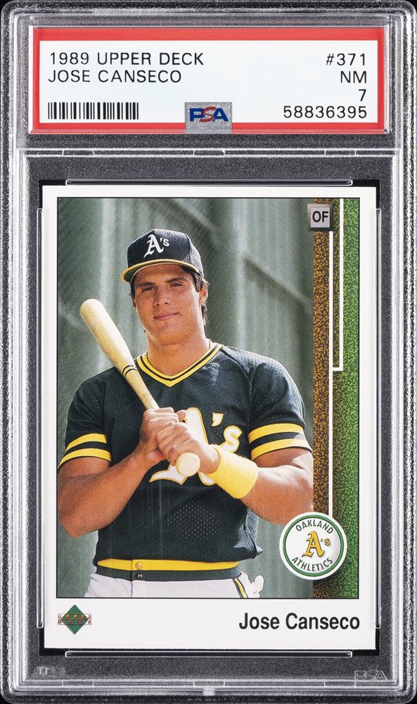 Auction Prices Realized Baseball Cards 1989 UPPER DECK Jose Canseco