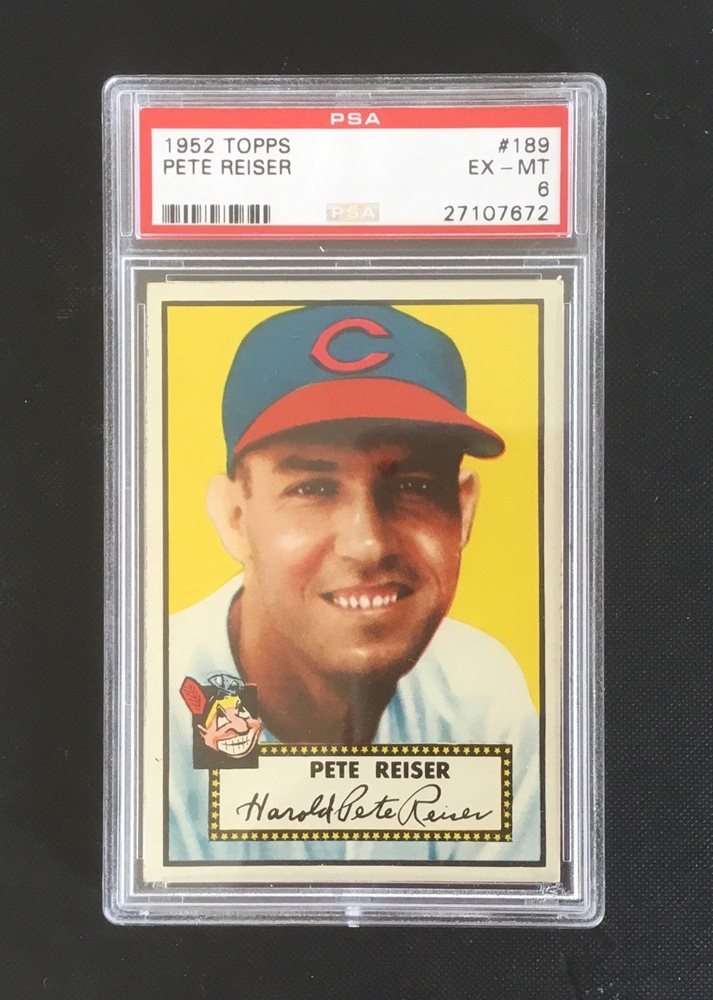 Auction Prices Realized Baseball Cards 1952 Topps Pete Reiser