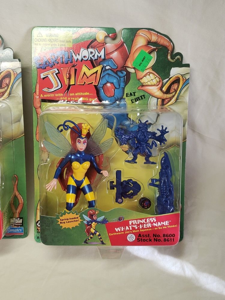 1994 Playmates Earthworm Jim Battle Damage EWJ Princess