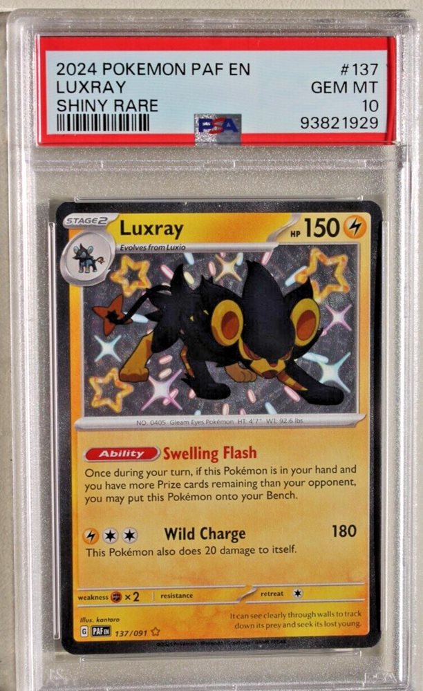 eBay Auction Item 276537520797 Tcg Cards 2024 Pokemon Paf En-Paldean Fates