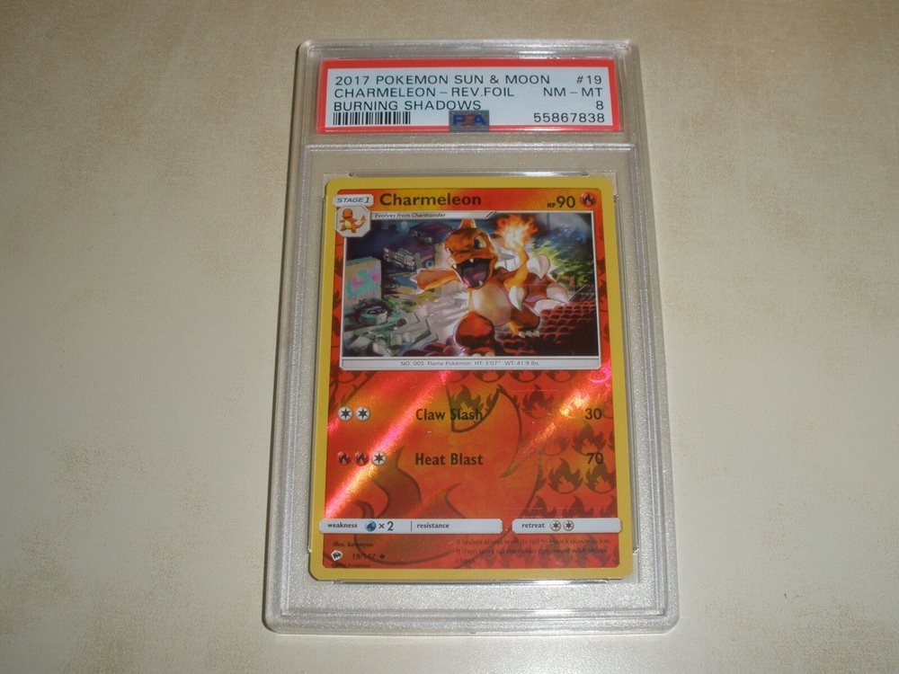 Auction Prices Realized Tcg Cards 2017 Pokemon Sun & Moon Burning Shadows Charmeleon-Reverse Foil