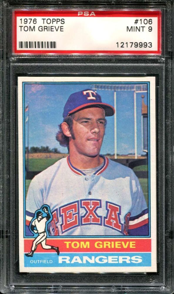 Auction Prices Realized Baseball Cards 1976 TOPPS Tom Grieve