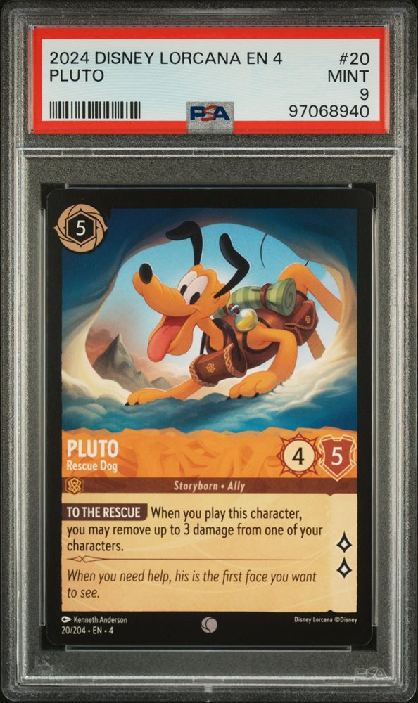 Auction Prices Realized Tcg Cards 2024 DISNEY LORCANA EN 4-URSULA'S RETURN Pluto - Rescue Dog